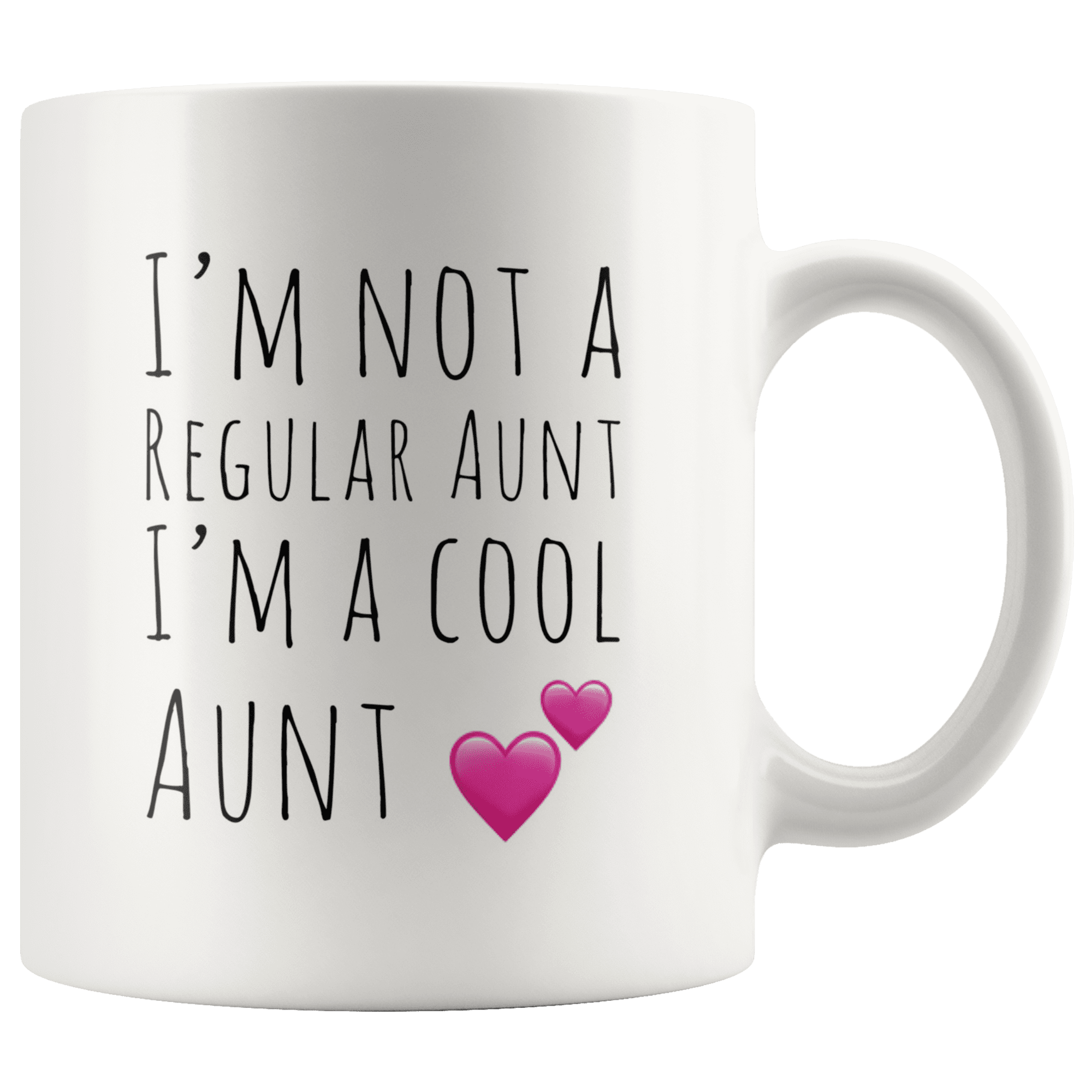 I'm Not A Regular Aunt I'm A Cool Aunt Gifts From Niece Funny Coffee ...