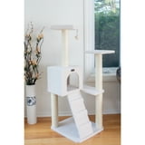 Armarkat Classic Cat tree B5301 53 Inch, Ivory - Walmart.com