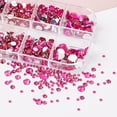 1500 count Rhinestones Flat , Rhinestones Art with Pick Up Tweezers and ...