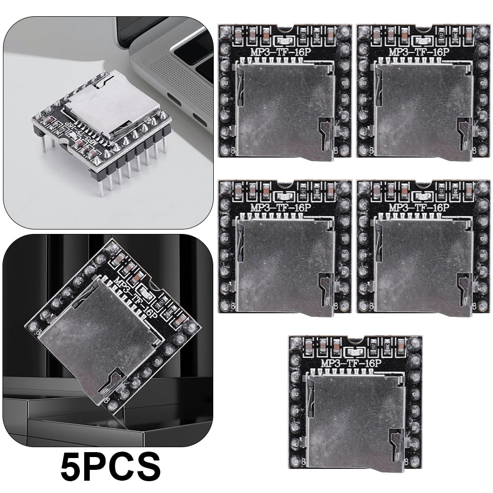 Mini Módulo Reproductor MP3 DF Compatible Con Tarjeta TF Placa Módulo ...
