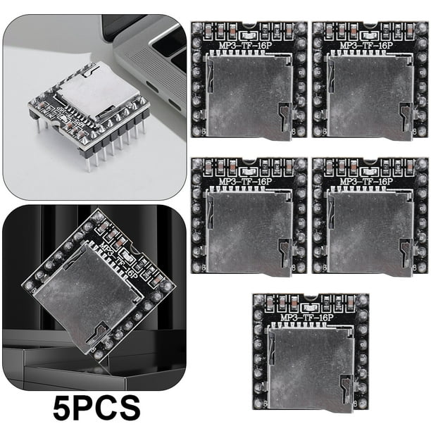 Mini Módulo Reproductor MP3 DF Compatible Con Tarjeta TF Placa Módulo ...
