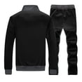 X 2 Men Athletic Tracksuits 2 Pieces Set Running Jogging Sweatsuit Full