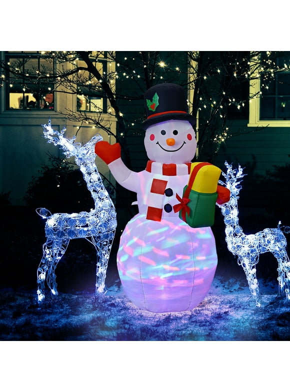 Outdoor Snowman Decor in Outdoor Christmas Decorations - Walmart.com