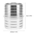 Aluminum Radiator Hose Connector for Car Use Silver 11/2 Inch - Walmart.com