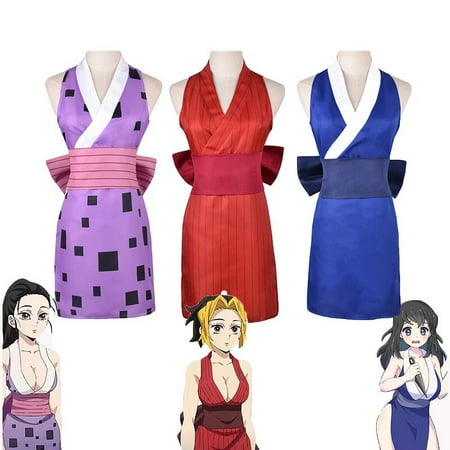 Anime Demon Slayer Suma Hinatsuru Makio Cosplay Costume Uzui Tengen ...