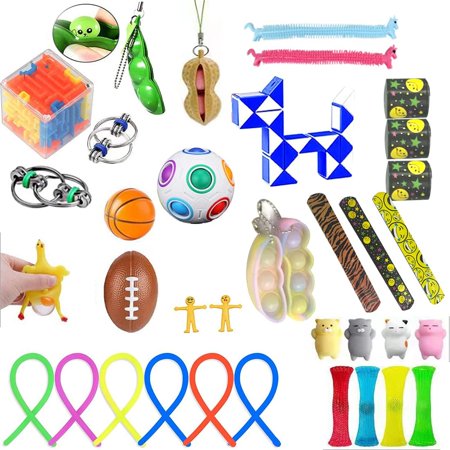 36 Pack Sensory Fidget Toys Set Stress Relief Kit, Sensory Toys for ...