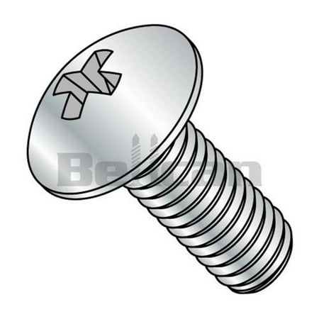 No.6-32 x 3 Phillips Truss Fully Contour Fully Threaded Machine Screw ...