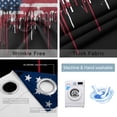 Abstract Art American Flag Blackout Curtains for Bedroom/Living Room ...