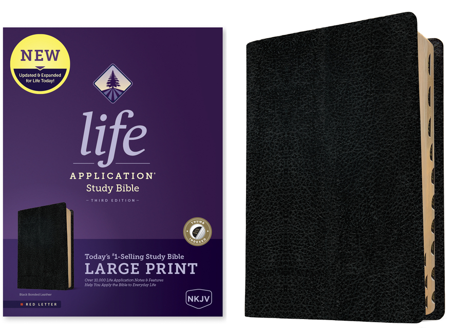 NKJV Life Application Study Bible Third Edition Large Print Red