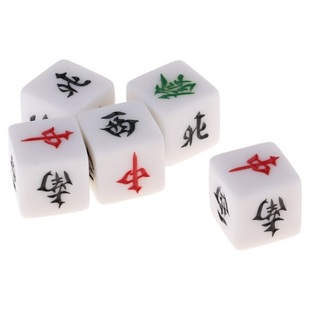 Mahjong South North East West Mid 5 Wind Direction Board Game | Walmart ...