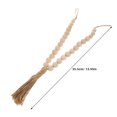 RENACLIPY 2Pcs Beige Tassel Curtain Tieback Handwoven Decorative ...