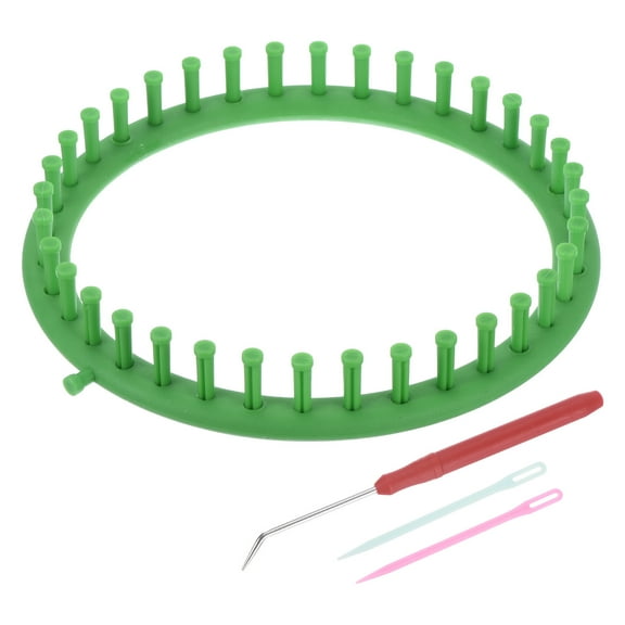 BESLY Kids Beginner Craft Set, 48 Needles Knitting Machine, Hand ...