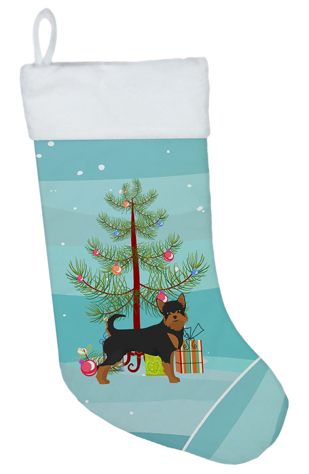 Caroline s Treasures Tan Chorkie Multi color Christmas Stocking With caroline-s-treasures-tan-chorkie-multi-color-christmas-stocking-with