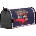 4th of July Mailbox Cover Magnetic Wraps, Patriotic Flower Stars ...