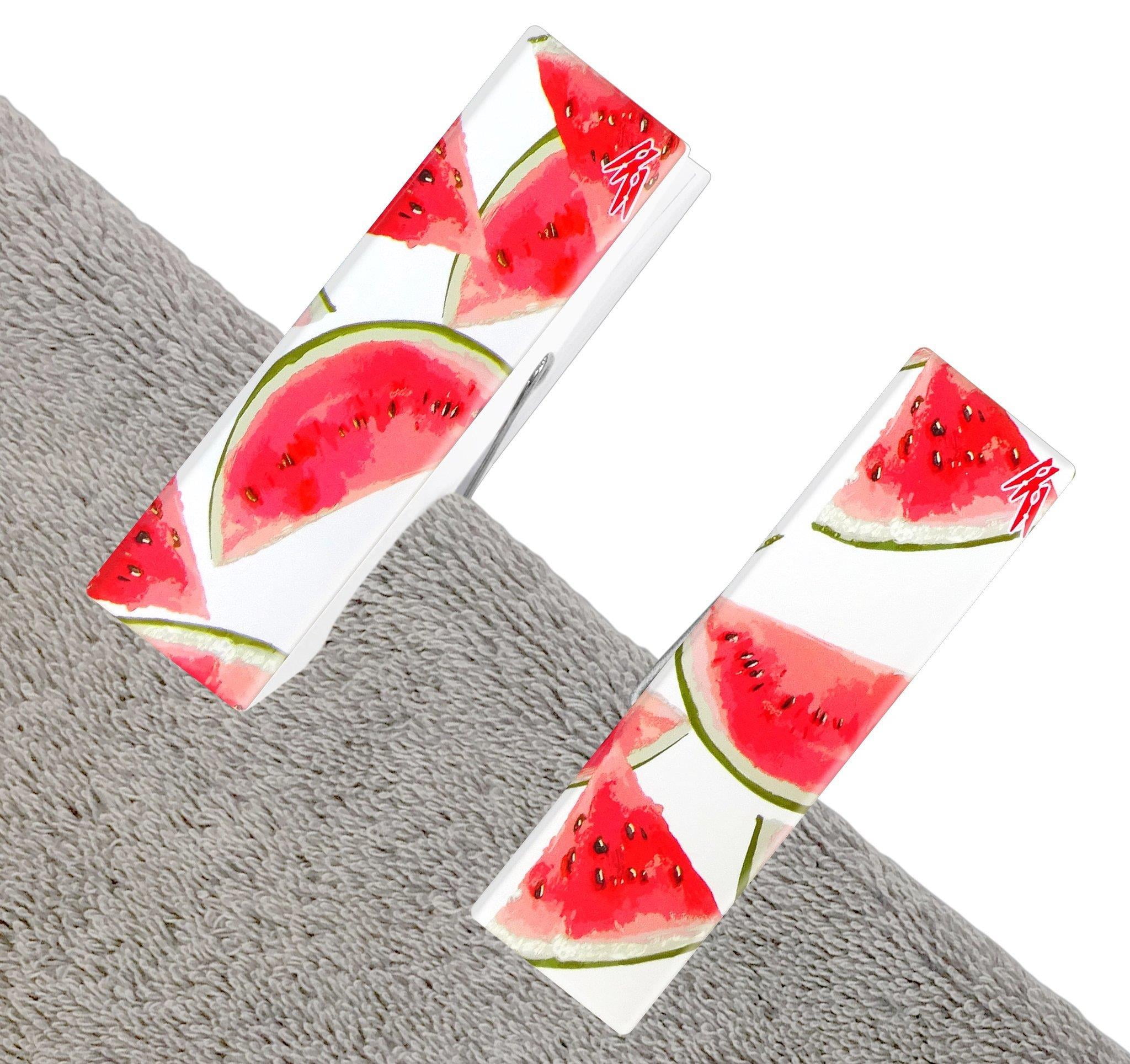 Beach Pool Towel Clips Watermelon Summer Secure Bag Lounge | Walmart en ...
