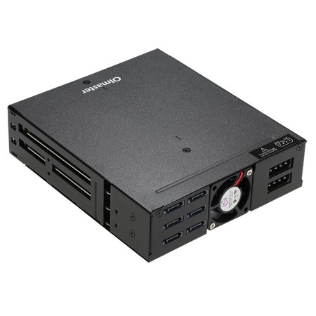 OImaster 6 Bays Mobile Backplane Support 2.5'' SATA HDD SSD Hard Drive ...
