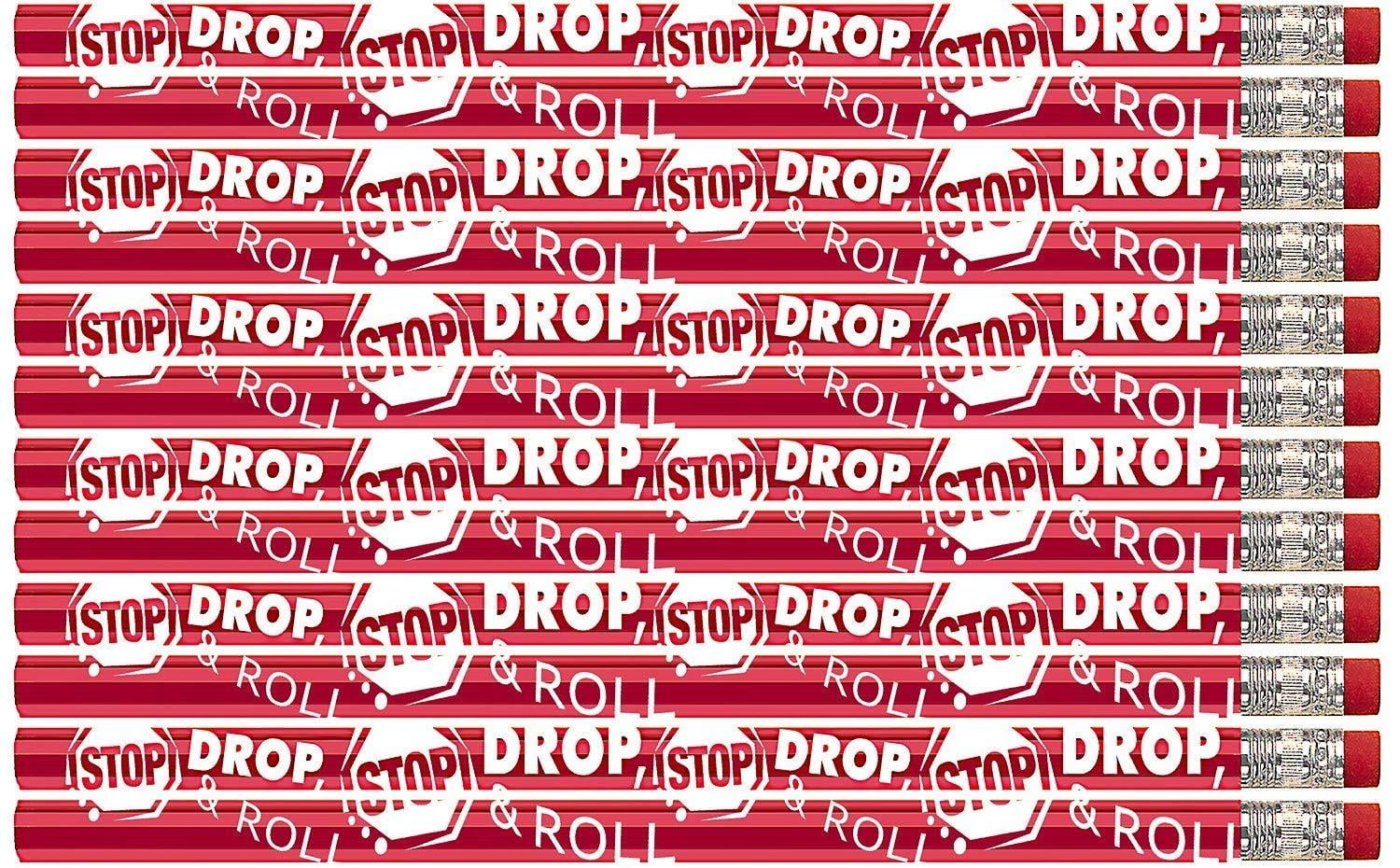 D2014 Stop Drop & Roll - 36 Qty Package - Fire Safety Pencils - Express ...