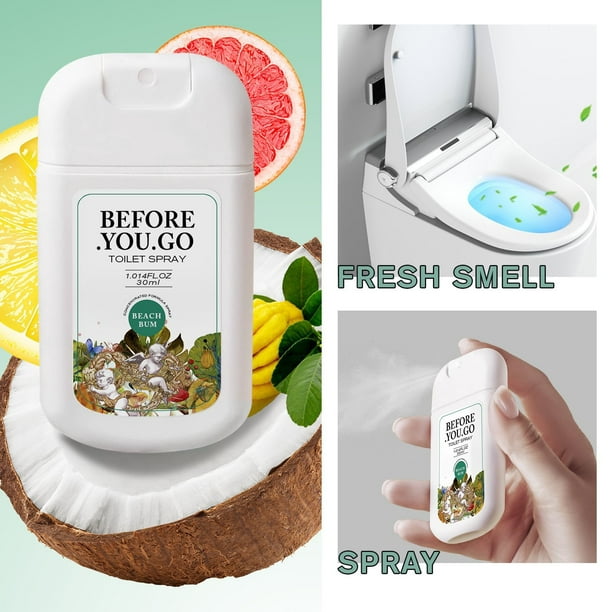 Perfume Toilet Spray,30ml Spray,up To 400+ Uses,Bathroom Deodorizer ...