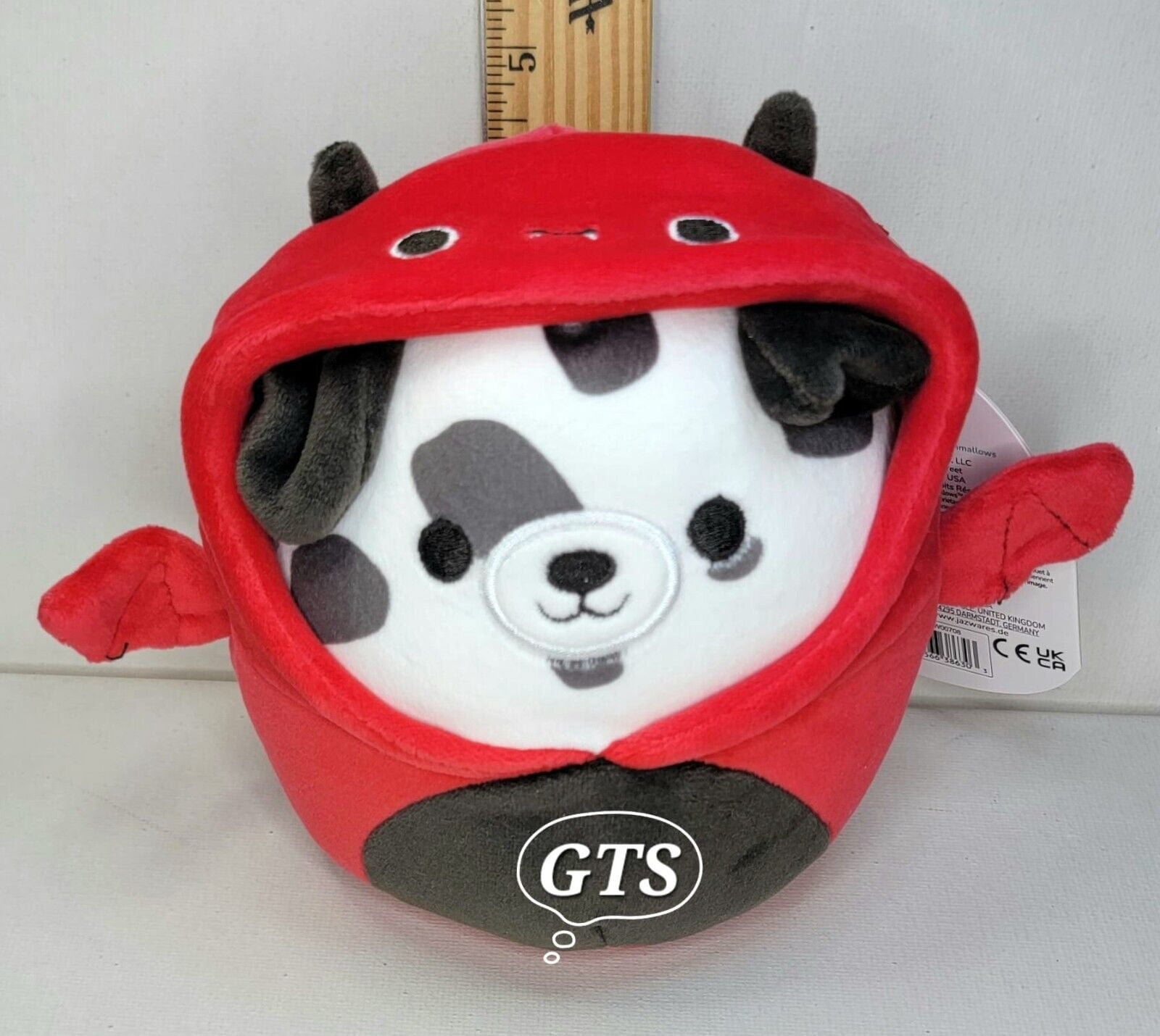 Squishmallow 5" Dustin Dalmatian Dog in Dante Devil Hoodie Mini ...