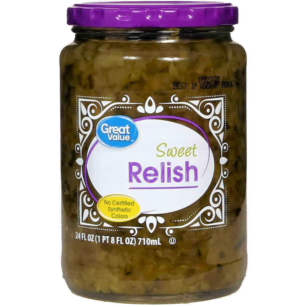 Great Value Sweet Relish, 24 fl oz - Walmart.com - Walmart.com