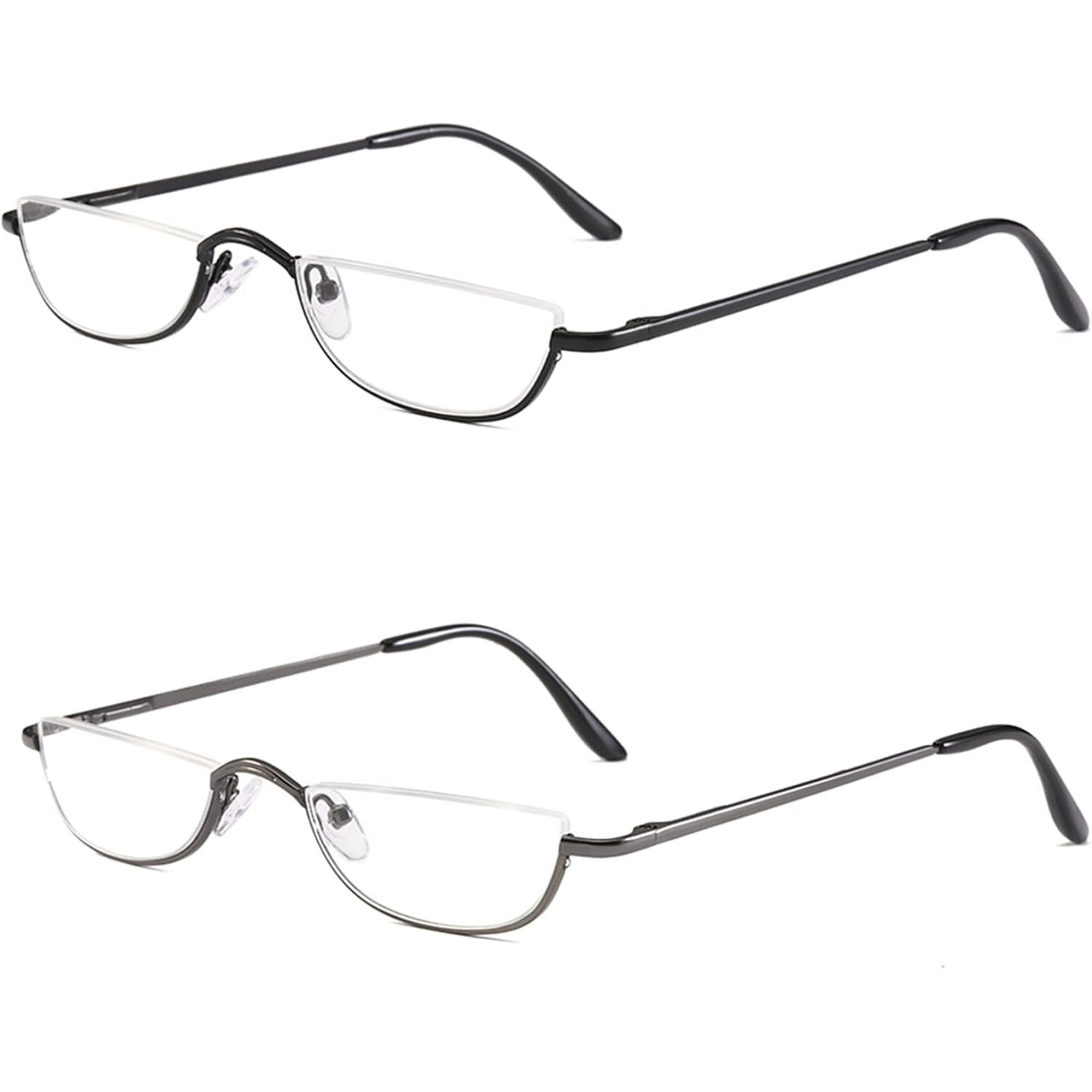 Click here for Kuiduhe Half Reading Glasses - 2 Pairs Half Rim Me... prices