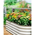 Vego Garden Raised 17" Tall 4 in 1 Modular Metal Raised Gardening Beds ...