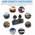 BUTTERFLY- Qc3.0 Dual Usb Car Charger Cigarette Lighter Socket Power ...