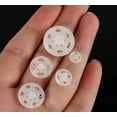 1 Bag/15 Set Invisible Small Plastic Snap Buttons Sew-on Snap Buttons ...