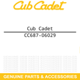 OEM Cub Cadet Hinged Mulch Plug 687-06029, Compatible with SC300 ...