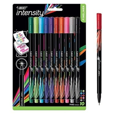 BIC Intensity Pro Marker Pen, Fine Point (0.5mm), Black, 12-Count ...