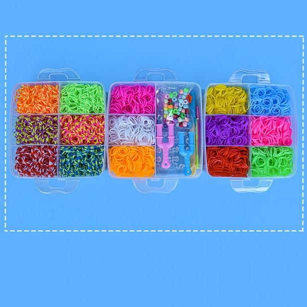 Colorful Rubber Looms Band Bracelet Making Kits for Boys Birthday Gift ...
