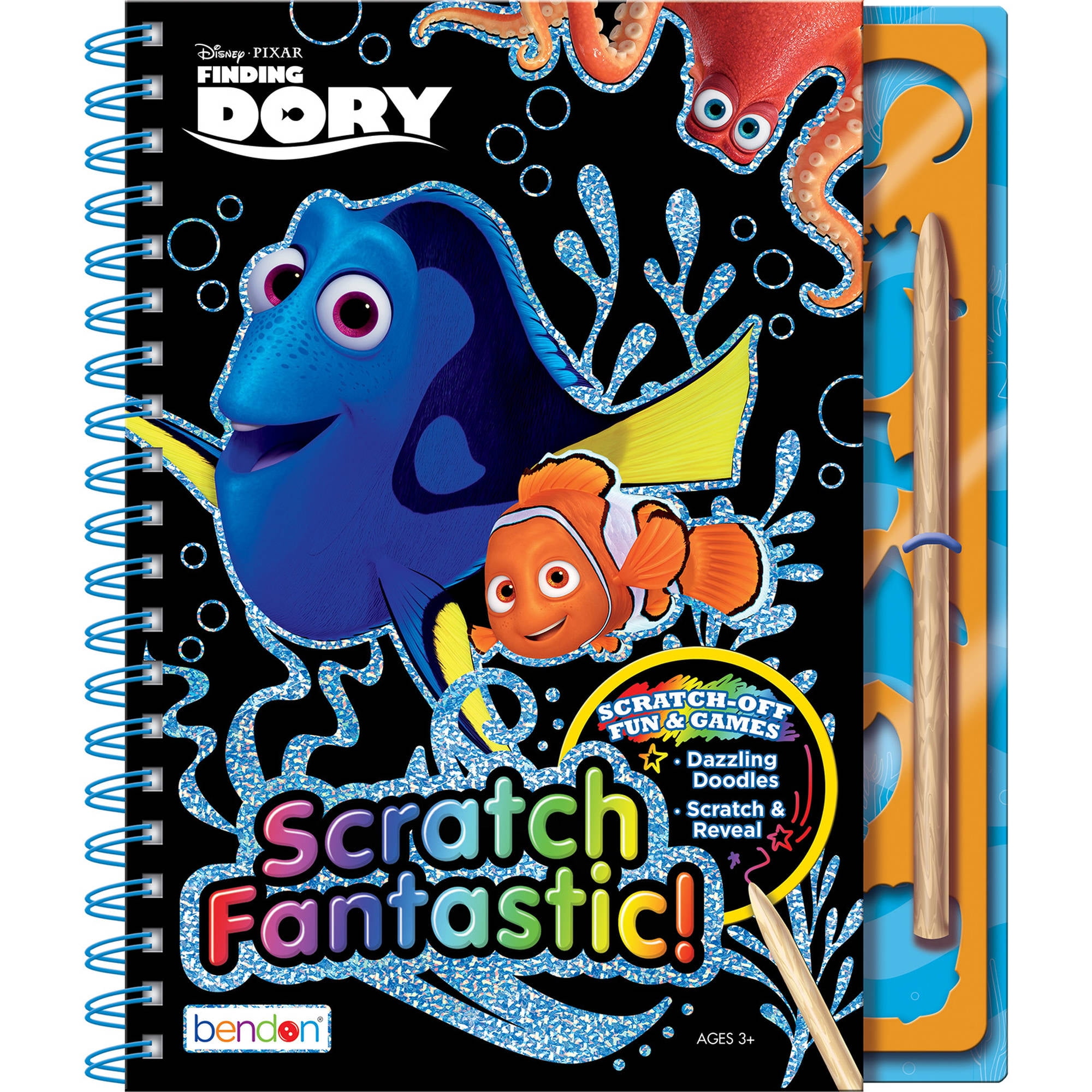 Bendon Disney PIXAR Finding Dory Scratch Fantastic Activity Book ...