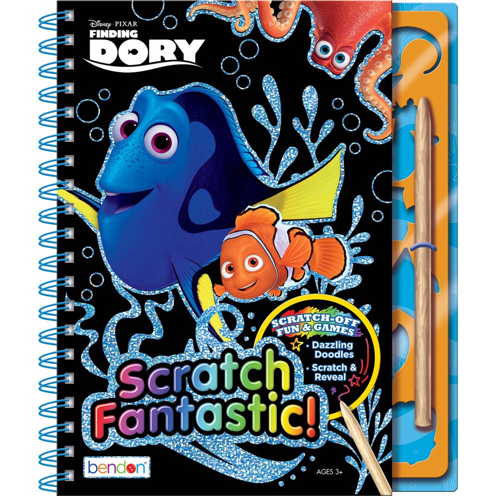 Bendon Disney PIXAR Finding Dory Scratch Fantastic Activity Book ...