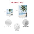 Beach Palm Tree Kitchen Dish Towels for Drying Dishes Set of 2, Ocean ...