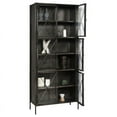 Pulaski Everett 6 Shelf Display Cabinet in Black - Walmart.com Pulaski Everett 6 Shelf Display Cabinet in Black - Walmart.com