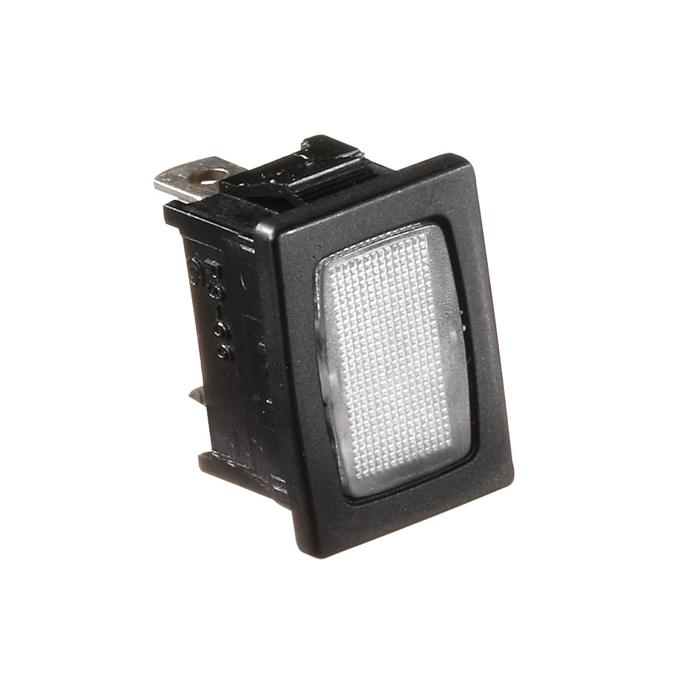 RV Designer S491 DC Rocker Switch 20 Amp - Clear, Indicator Lamp ...