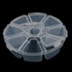 Household Plastic 8 Compartments Storage Box Case Organizer Container ...