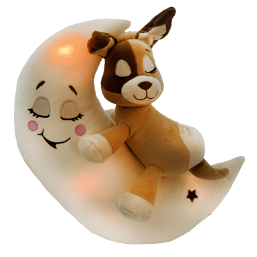 Lullabrites Sea Friends 13" Narwhal Plush Toy with Lights and Sounds ...