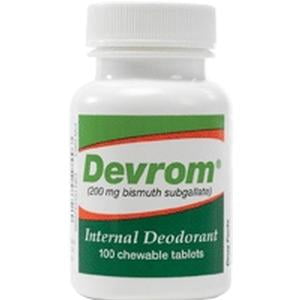 Devrom Chewable Internal Deodorant Tablets, 100 ct - Walmart.com