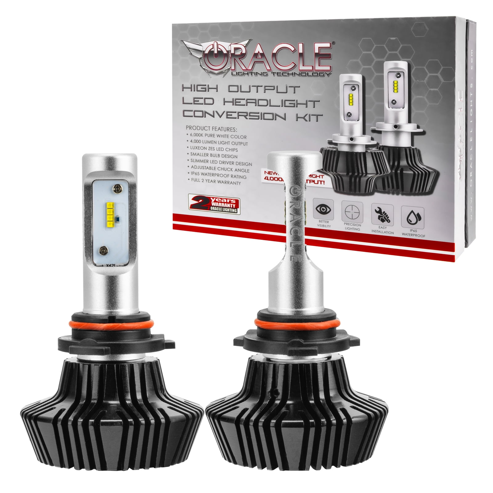 Oracle Lighting H10 4,000 Lumen LED Headlight Bulbs Pair 5234-001 ...