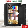 3.3 Cuft Large Safes Water and Fireproof with Digital Keypad & Key Lock ...