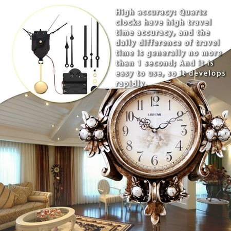 DIY Clock Swing Cross Stitch Thread Quartz Repair Clocks Repairing ...