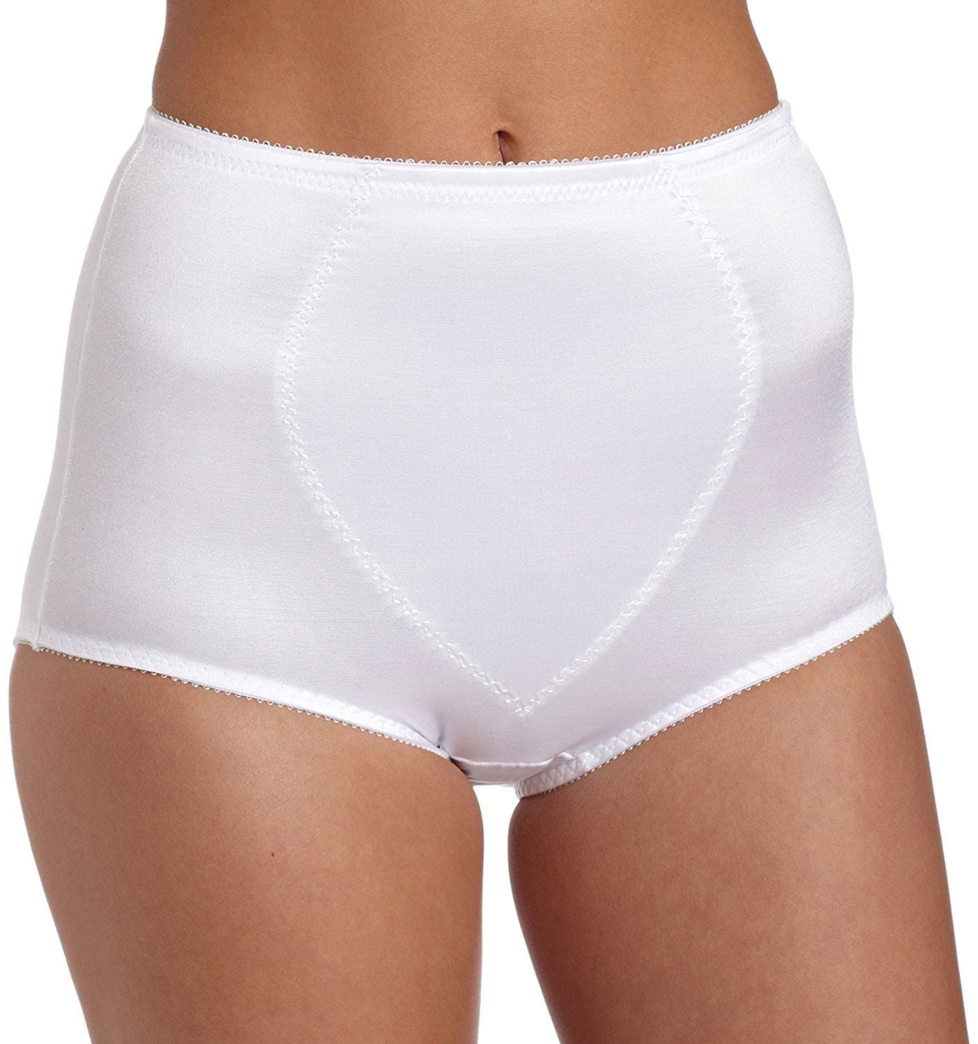 Bali Bali Womens Shapewear Tummy Panel Brief Firm Control Panties