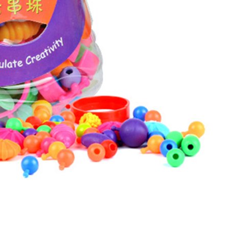 Random Color Pop Beads Pop Arty Snap Together Beads Set Kids Toddlers ...