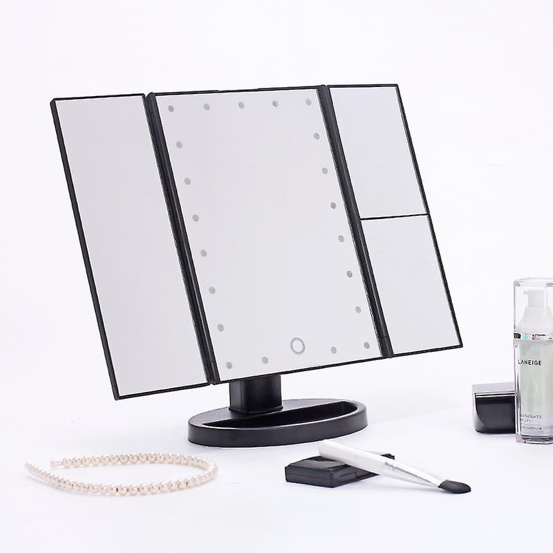 Espejo de vanidad triple de diseño con luz LED JAMW Sencillez | Walmart ...