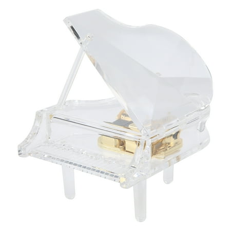 Transparent Piano Music Box, Transparent Acrylic Piano Music Box ...