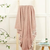 Home Soft Things Chevron Knit Throw- Rust- 50"x60" - Walmart.com