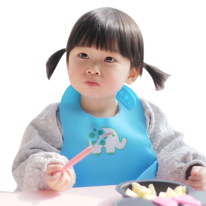 Toddlers Unisex Baby Boys Girls Cute Waterproof Bib Kids Cartoon Print ...