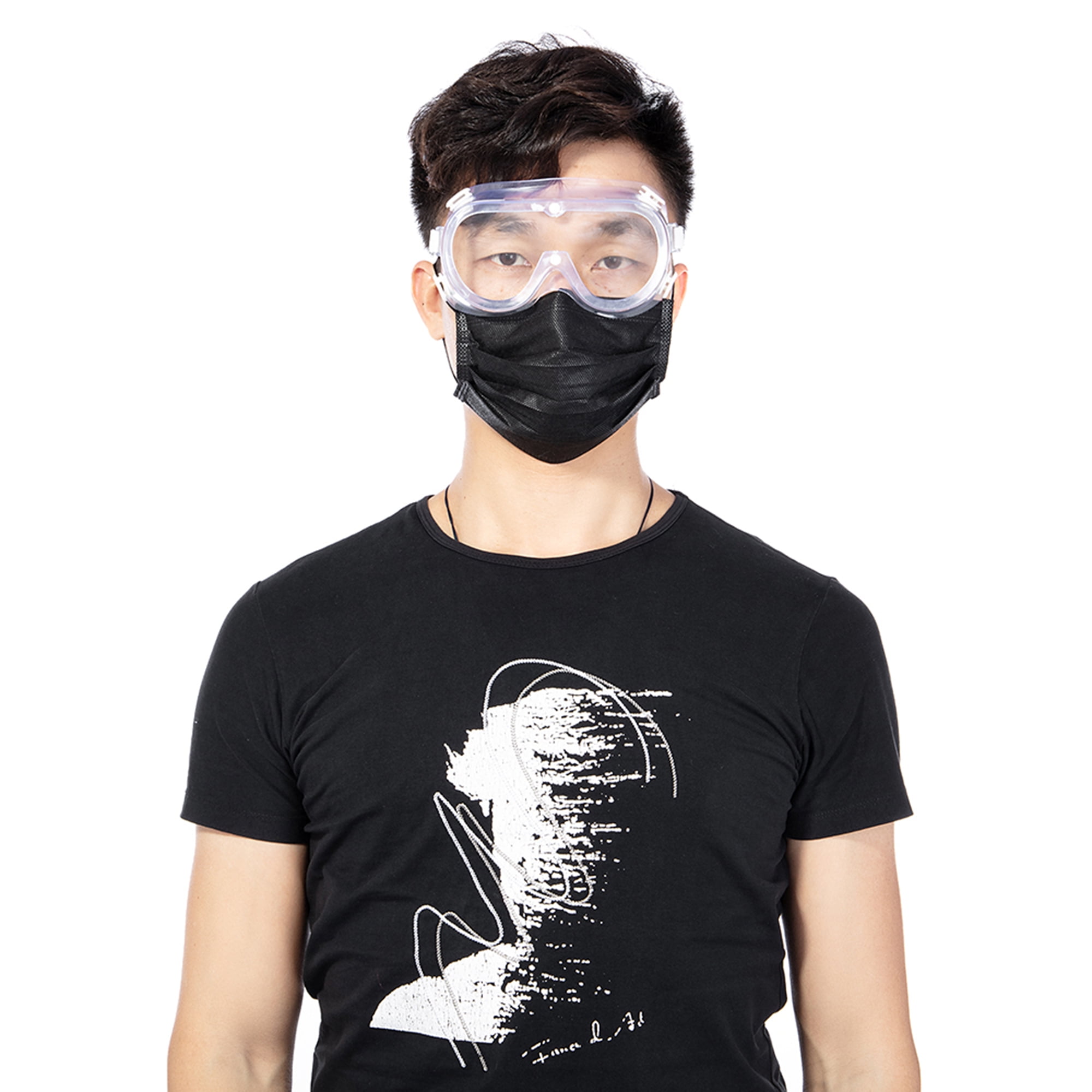 Protective Safety Goggles Crystal Clear and Anti-Fog Design- for Lab ...