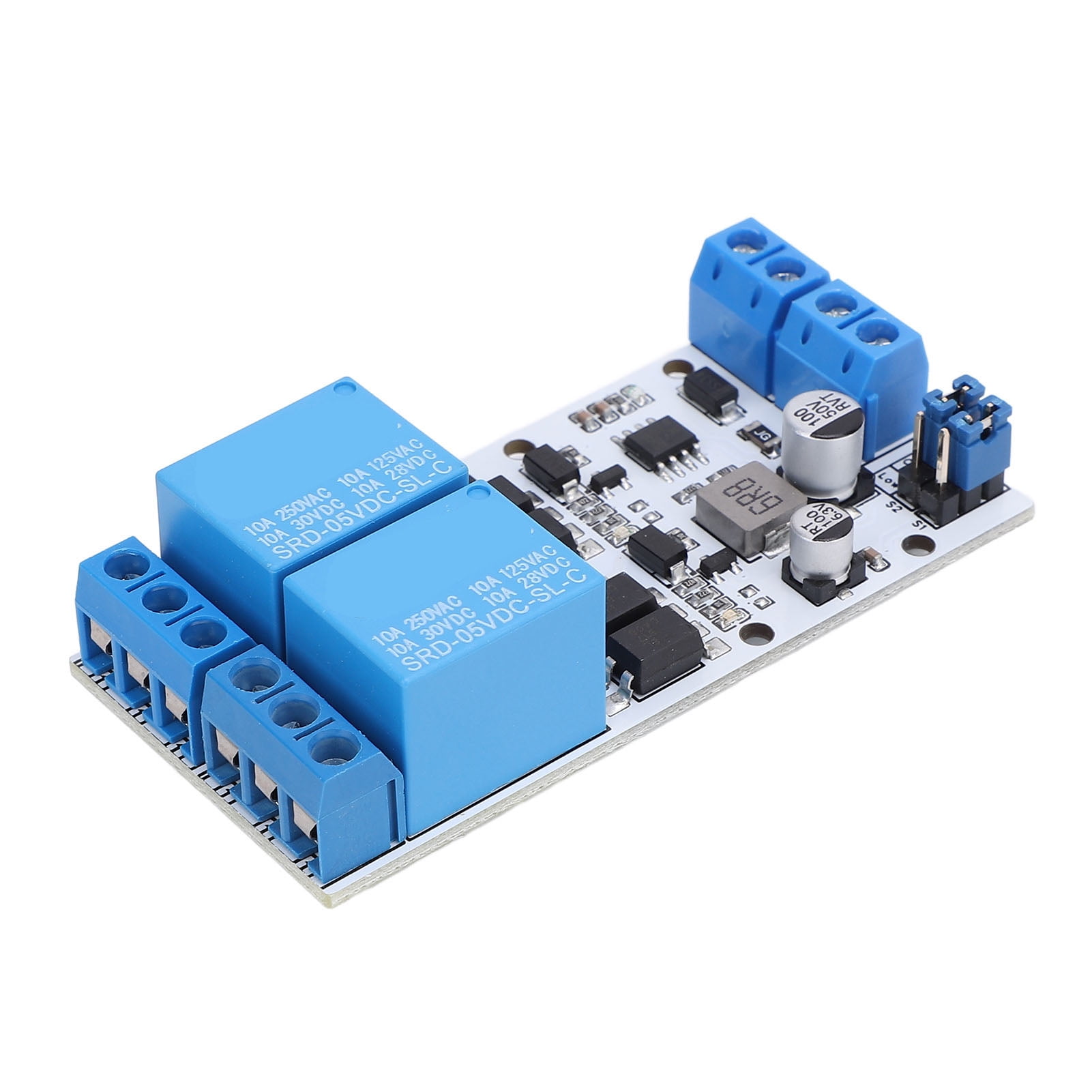 GPIO Relay Module, 2 Channel Strong Driving Ability Current Protect ...